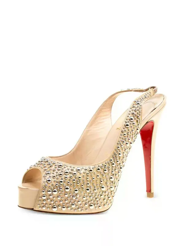CHRISTIAN LOUBOUTIN Stud-embellished Heeled Sandals