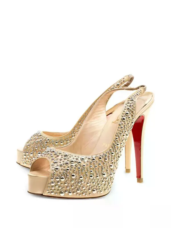 CHRISTIAN LOUBOUTIN Stud-embellished Heeled Sandals