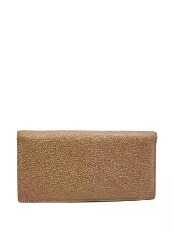 Carolina Herrera Leather Wallet - Neutrals