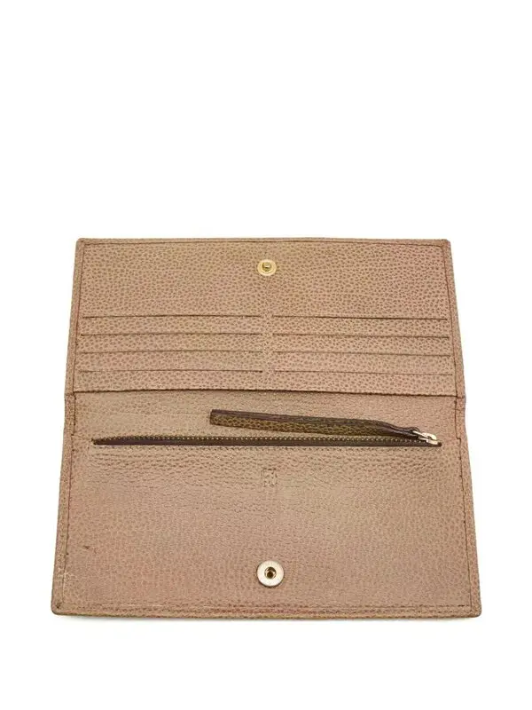 Carolina Herrera Leather Wallet - Neutrals