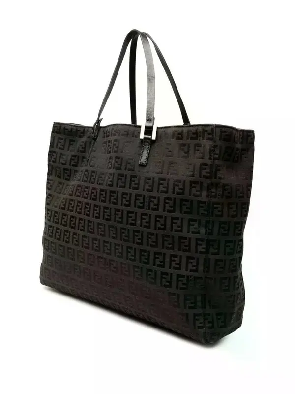 Fendi Zucchino Canvas Tote Bag