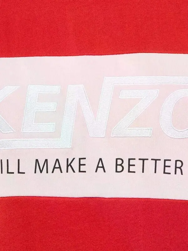 Kenzo Logo Embroidered Sweatshirt