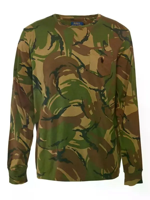 Polo Ralph Lauren Camouflage Long-sleeve T-shirt - Green