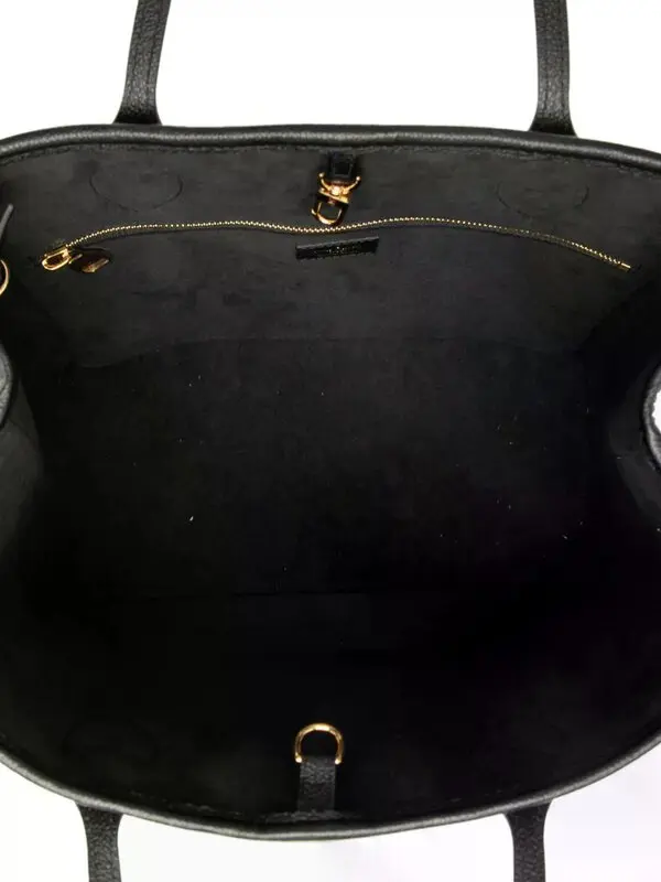LOUIS VUITTON Bicolor Monogram Giant Empreinte Neverfull Mm Tote Bag - Black