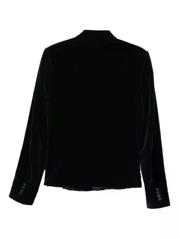 Gianfranco Ferre 1990s Double-breasted Velvet Blazer