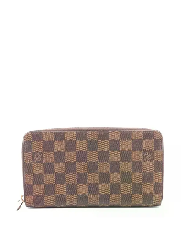 LOUIS VUITTON 2015 Damier Ebène Wallet - Brown