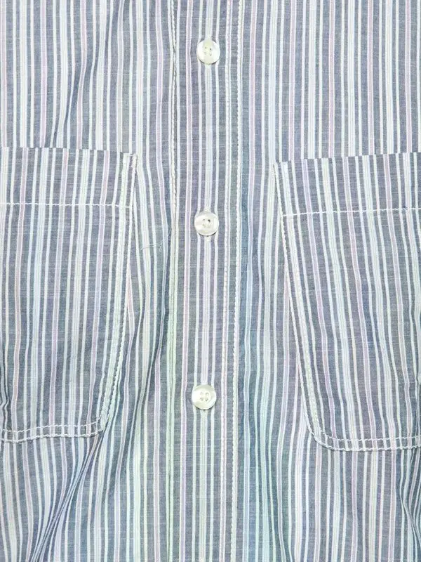 BOSS Pre-owned Striped-pattern Pockets Shirt