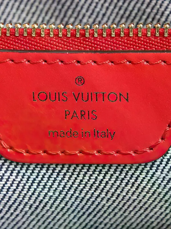 LOUIS VUITTON Pre-owned Onthego Denim Shopping Tote - Blue