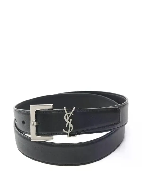 Saint Laurent 2020s Cassandra Belt - Black