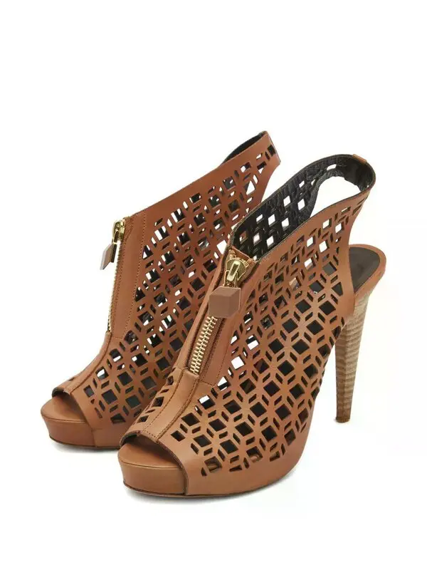 Pierre Hardy Laser-cut Zip Booties
