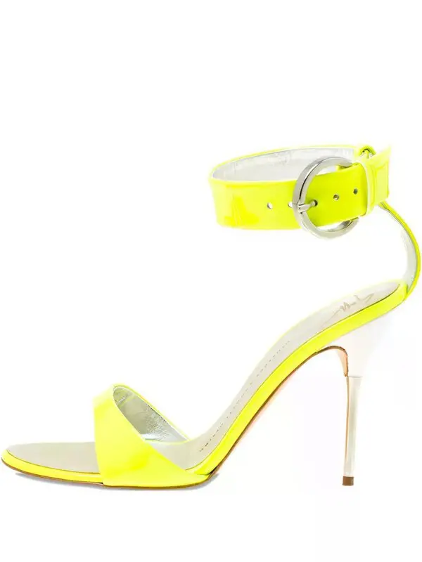 GIUSEPPE ZANOTTI 100mm Leather Heeled Sandals