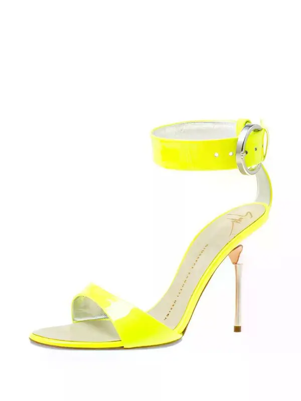 GIUSEPPE ZANOTTI 100mm Leather Heeled Sandals