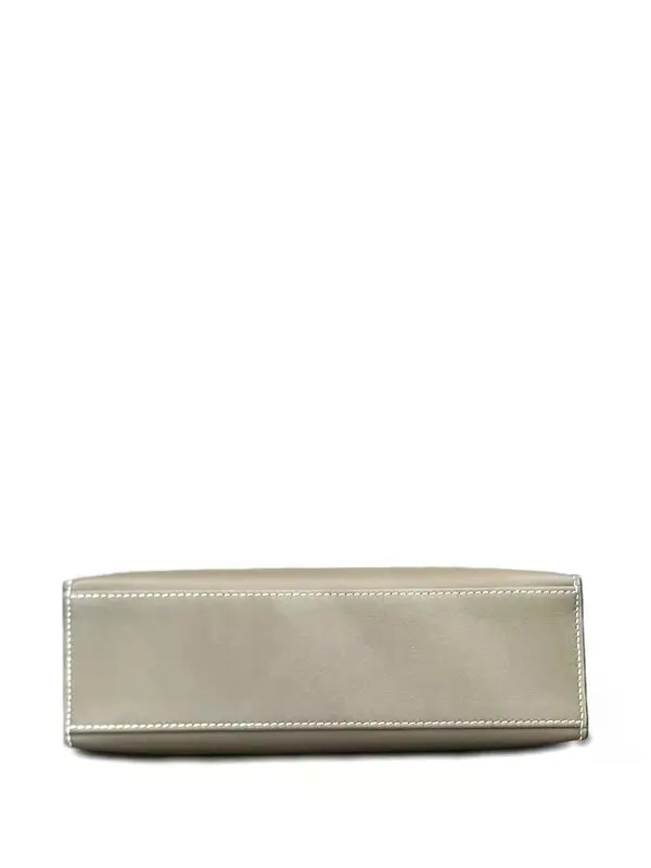 Hermès Kelly Pochette Swift Palladium-hardware Clutch - Brown
