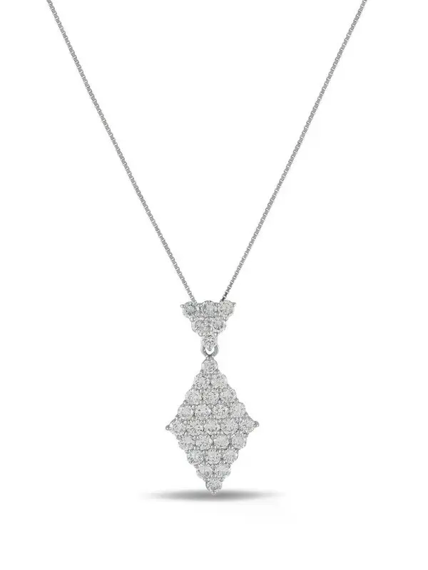 LB EXCLUSIVE Platinum Kite Diamond Necklace
