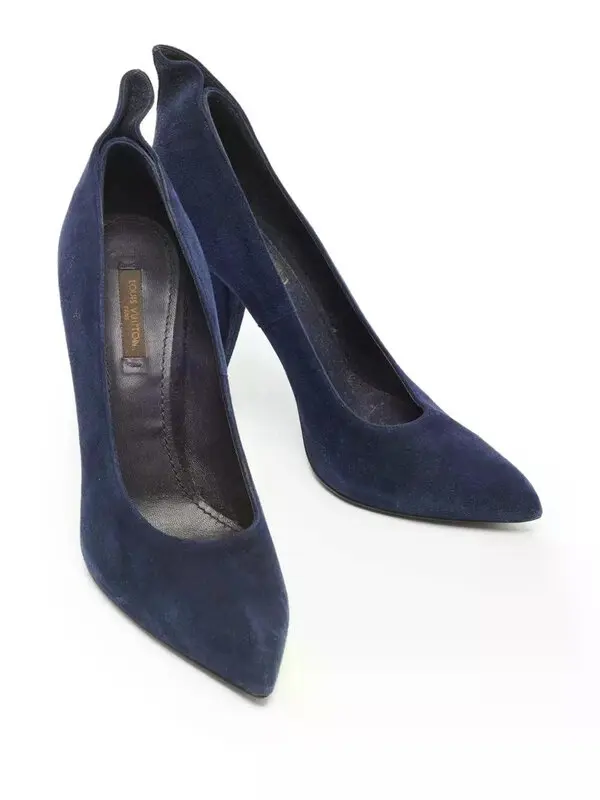 LOUIS VUITTON 110mm Suede Pumps