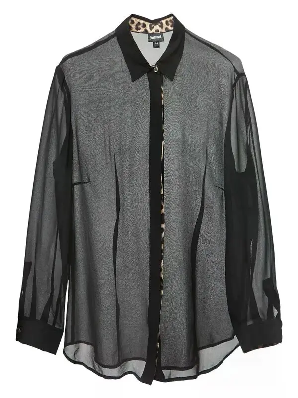 Just Cavalli Semi-sheer Blouse
