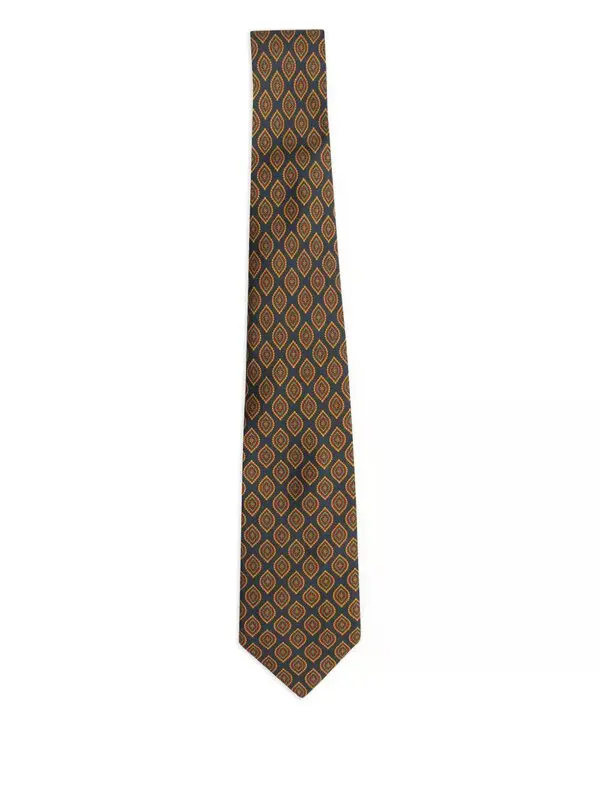 Nina Ricci Patterned Silk Tie - Blue
