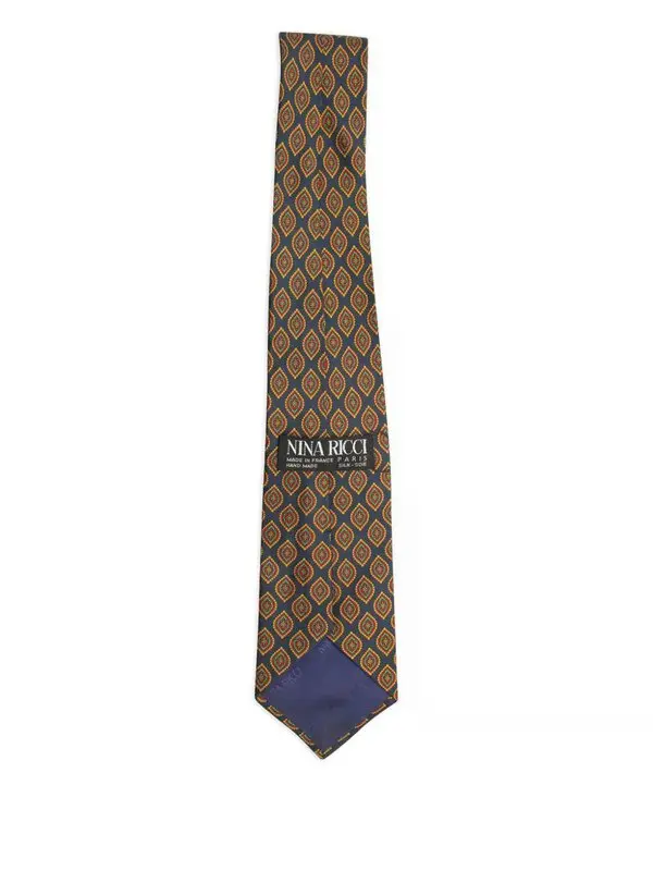 Nina Ricci Patterned Silk Tie