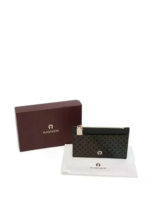 AIGNER Pre-owned Monogram Card Holder