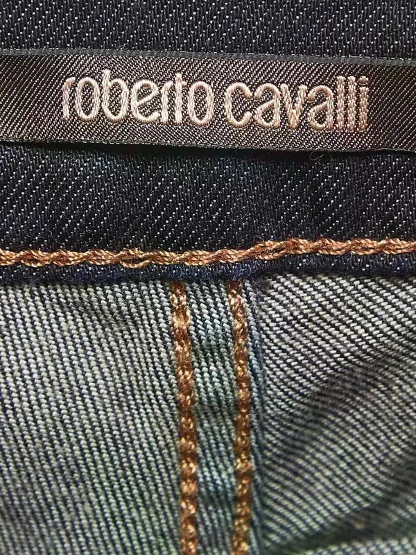 Roberto Cavalli Lace-up Jeans
