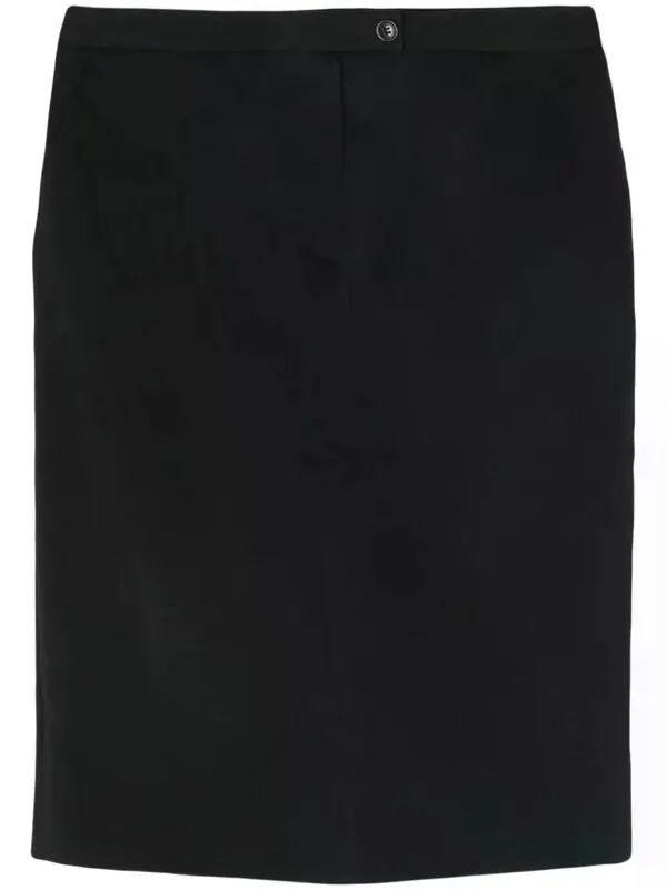 Burberry 2000s Wool Pencil Skirt