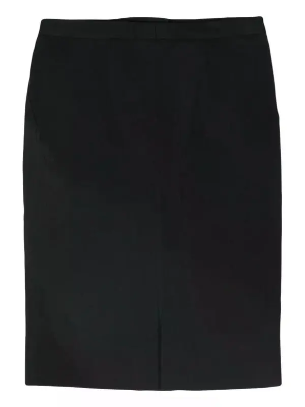 Burberry 2000s Wool Pencil Skirt