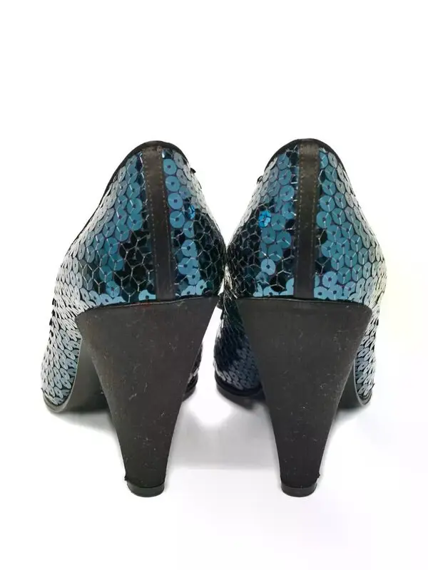Marc Jacobs Vintage 100mm Sequinned Bow-detail Pumps