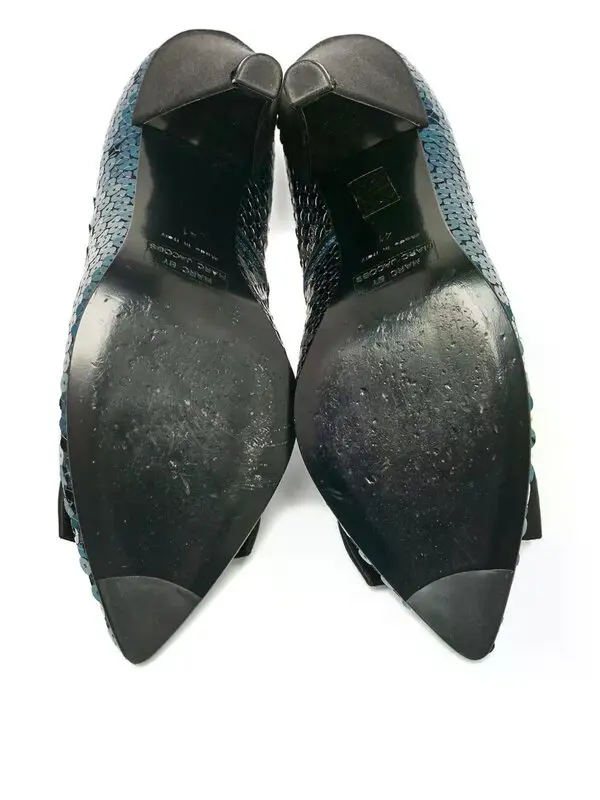 Marc Jacobs Vintage 100mm Sequinned Bow-detail Pumps