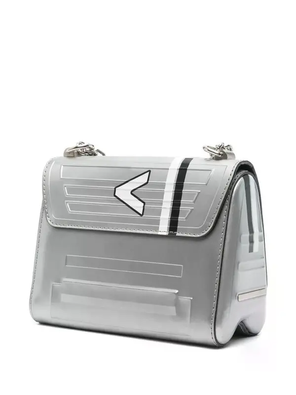 LOUIS VUITTON Space Twist Pm Shoulder Bag - Silver