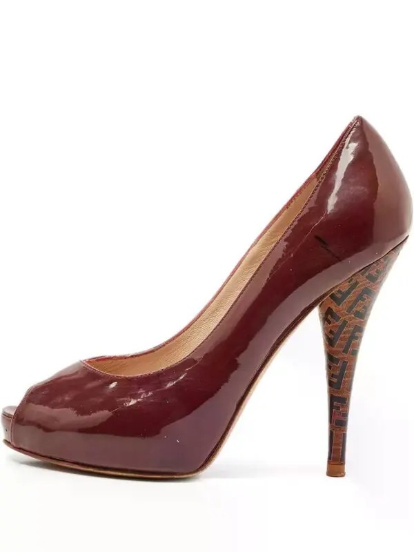 Fendi Patent-finish Stiletto Pumps