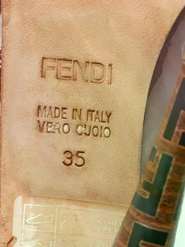 Fendi Patent-finish Stiletto Pumps