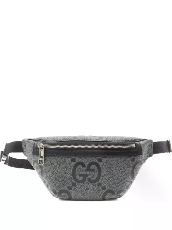 Gucci 2020s Small Jumbo Gg Waist Bag - Grey