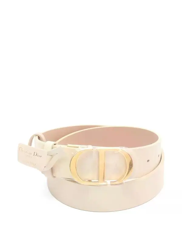 Dior 2020s Montaigne Reversible Belt - Neutrals