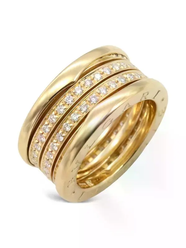 BVLGARI 18k Yellow B.zero1 Diamond Ring - Gold