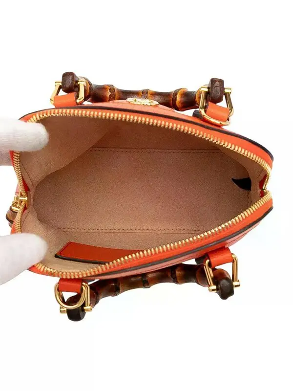 Gucci Mini Diana Dome Satchel - Orange