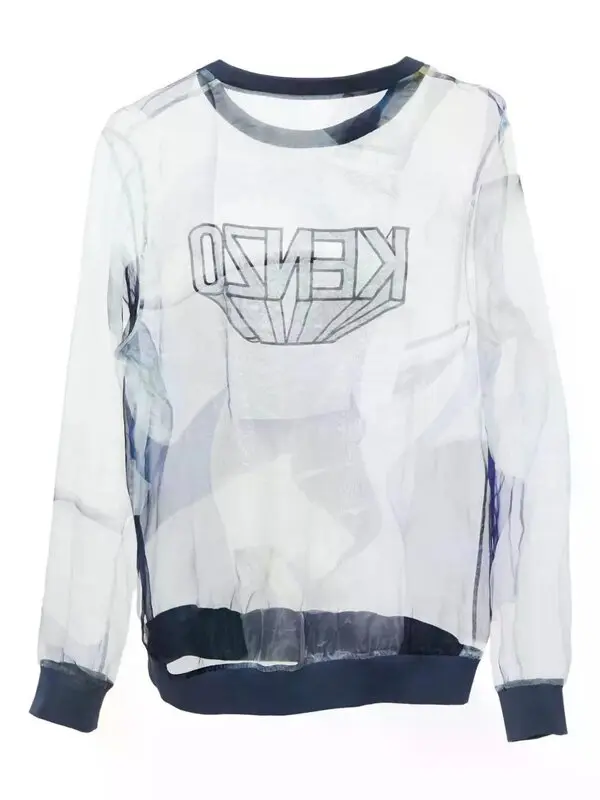 Kenzo Sheer Logo Sweatshirt