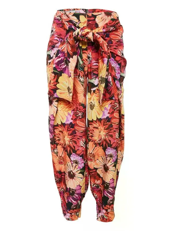 Stella McCartney Floral-print Wide-leg Trousers