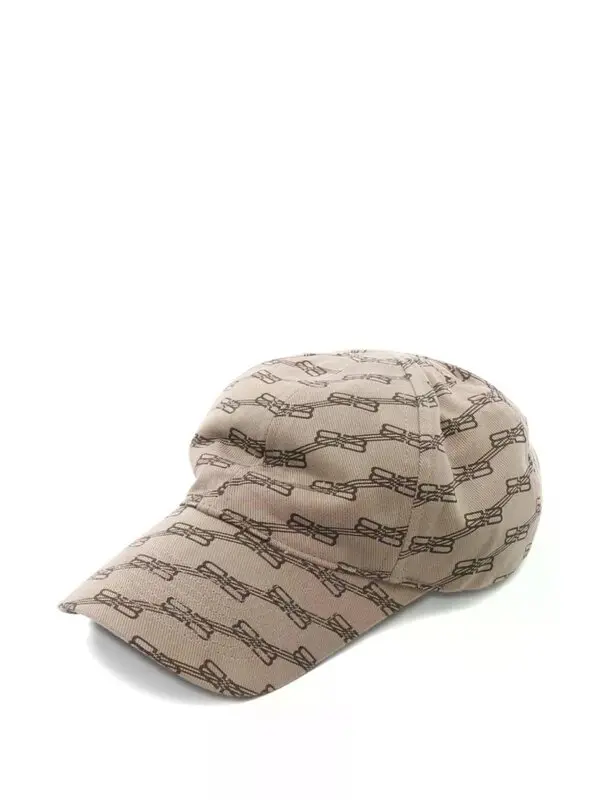 Balenciaga Pre-owned 2020s Monogram Bb Cap - Neutrals