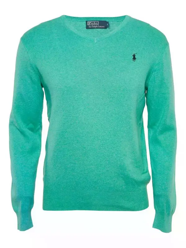 Polo Ralph Lauren Vintage V-neck Sweater - Green