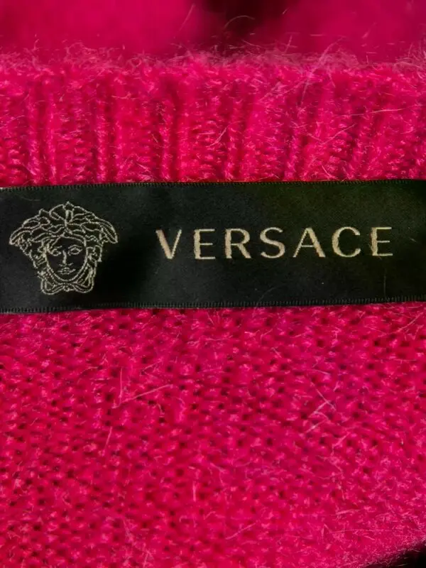 Versace Mohair-blend High-waisted Skirt