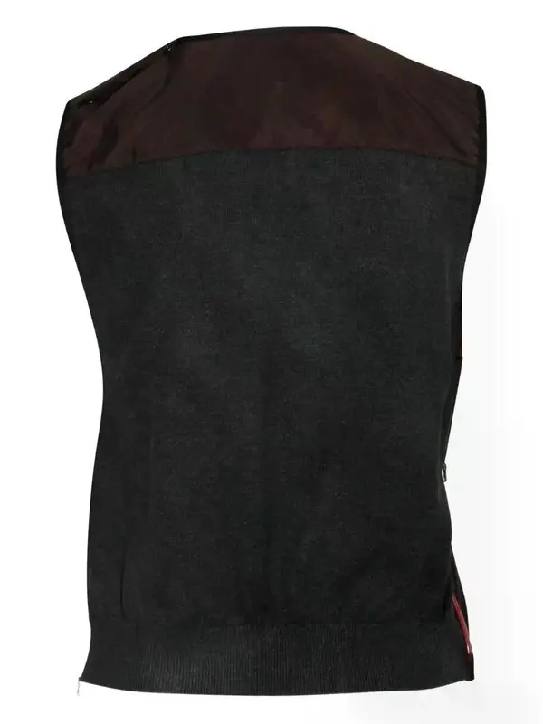 Prada Two-tone Sleeveless Top