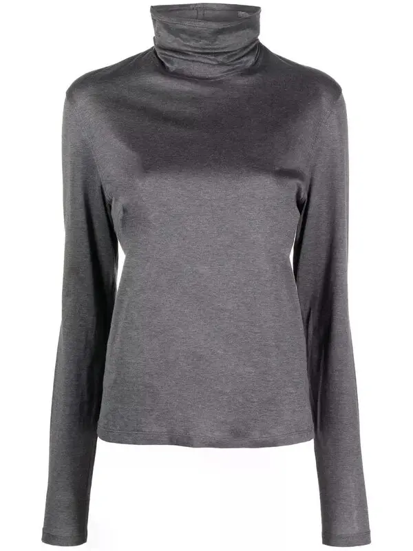Saint Laurent 2000s Roll-neck Long-sleeve T-shirt