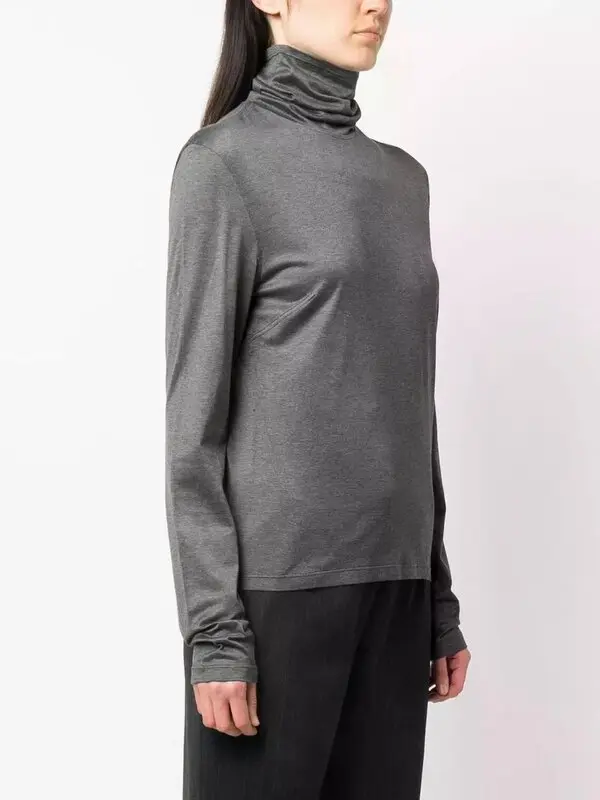Saint Laurent 2000s Roll-neck Long-sleeve T-shirt