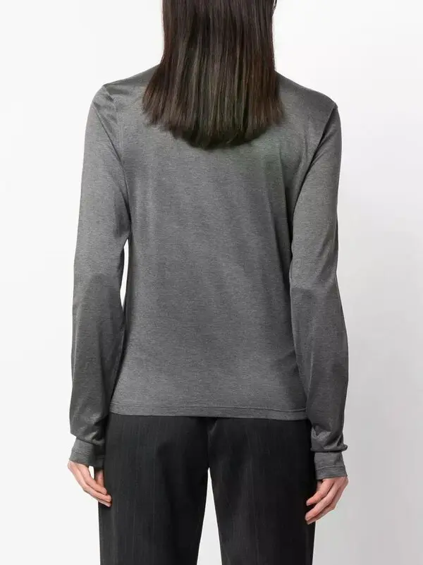 Saint Laurent 2000s Roll-neck Long-sleeve T-shirt