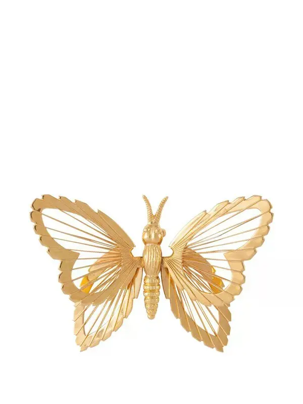 MONET 1970s Butterfly-motif Brooch - Gold