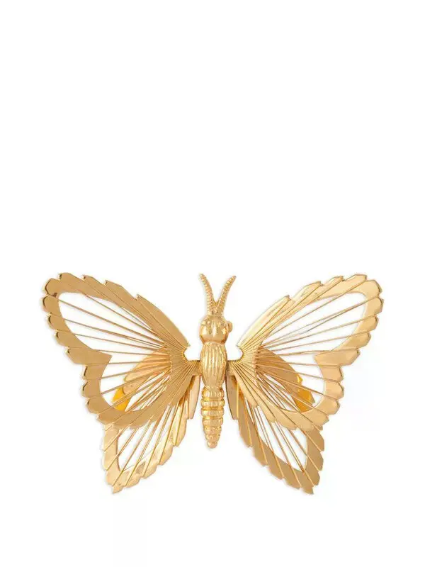 MONET 1970s Butterfly-motif Brooch - Gold