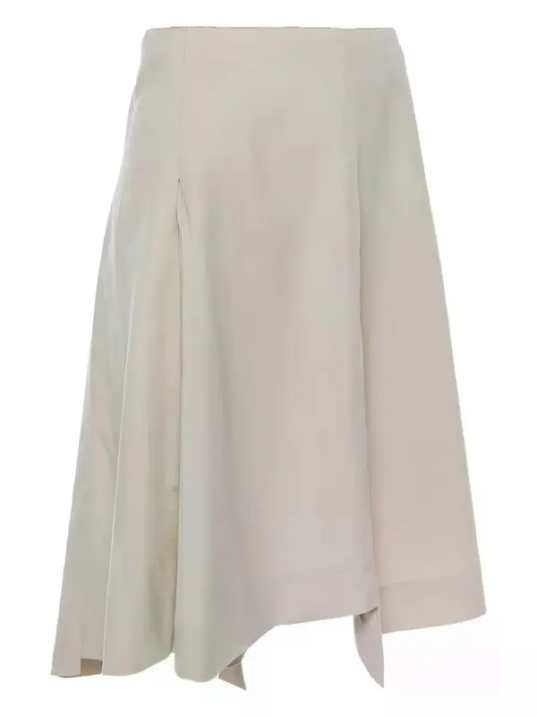 Saint Laurent Asymmetrical Wool Skirt
