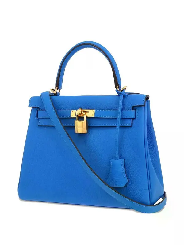 Hermès 2024 Kelly 25 Tote Bag - Blue