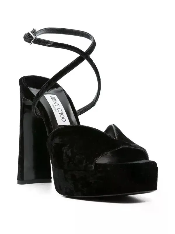 JIMMY CHOO 125mm Karli Heeled Sandals