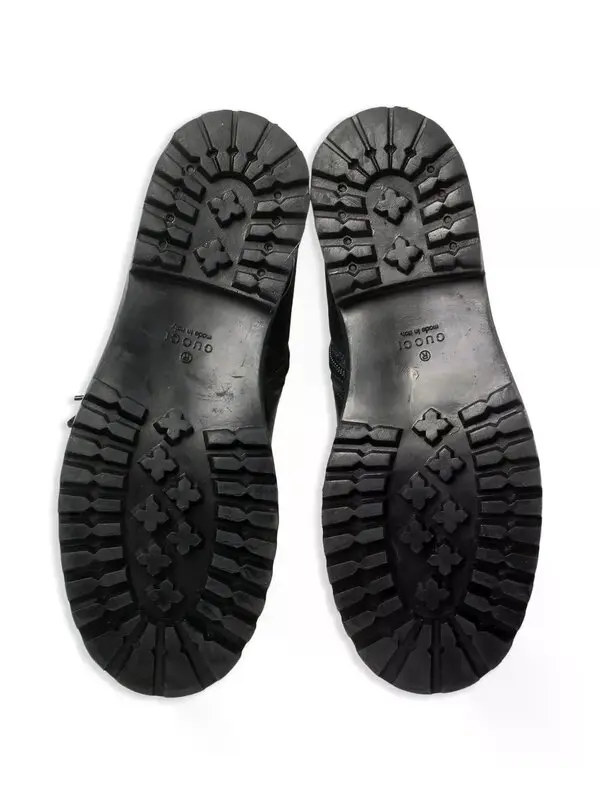 Gucci Interlocking G Combat Boots